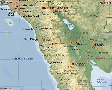 Map Of Ensenada
