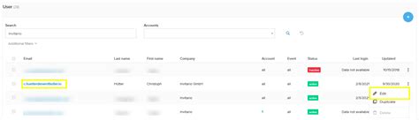 creating and managing users