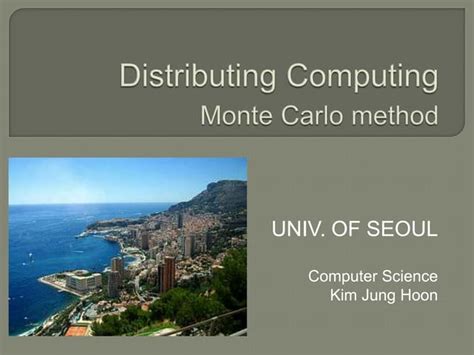 Monte Carlo Algorithm Ppt