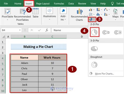 How To Make A Pie Chart In Excel With Words With Easy Steps