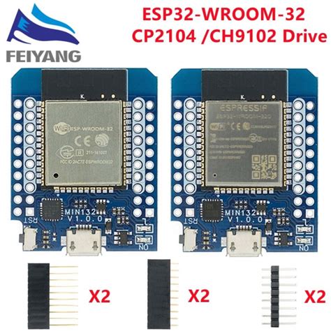 044 Bảng Mạch Phát Triển Wemos Mini D1 Esp8266 Esp32 Esp 32s Wifi Bluetooth Cp2104 Cho Arduino