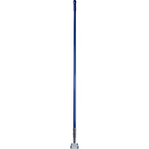 Fiberglass Dust Mop Handle With Clip On Connector 60 Blue