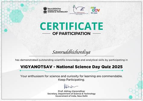 Samruddhi Chordiya On Linkedin Governmentquiz Learning Knowledge India