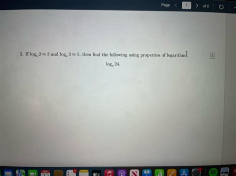 Logarithms R Precalculus