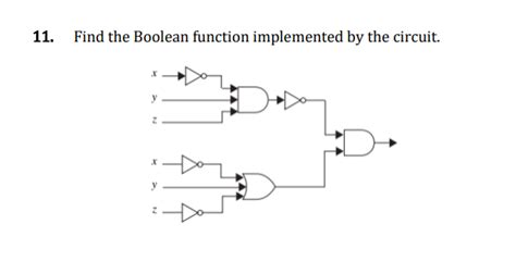 Solved Find The Boolean Function Implemented By The Chegg