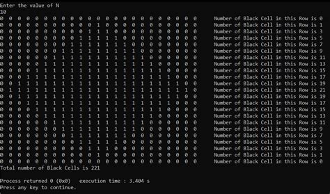 Github Sirfanhbinary Matrix Construction Von Neumann Neighborhood In C