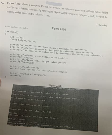 Solved Figure A Shows A Complete C Code To Calculate Chegg