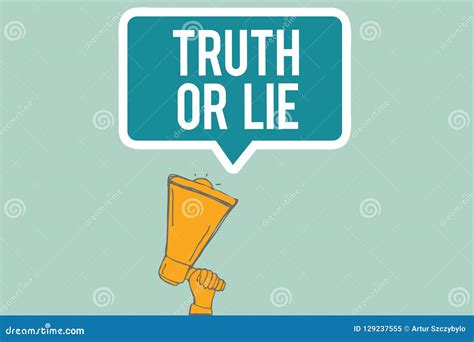 Conceptual Hand Writing Showing Truth Or Lie Business Photo Text