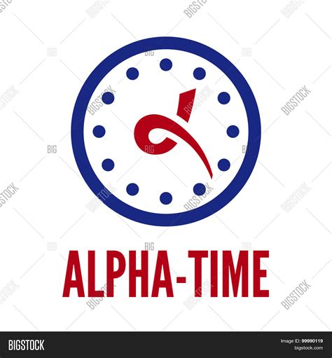 Letter Alpha Clock Vector Photo Free Trial Bigstock