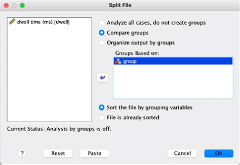 Splitting The File Dialogue Box Source The Authors Own Elaboration Download Scientific