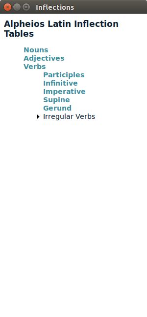 Add A Component For Browsing Inflection Tables · Issue 40 · Alpheios Projectcomponents · Github
