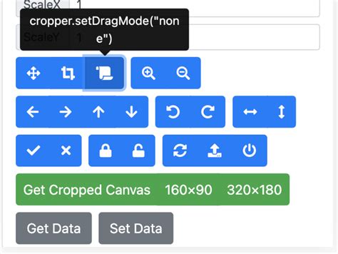 Enable Touch Scroll On Canvas Out Of Both Image And Cropbox For