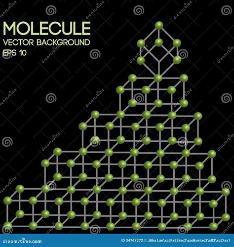 three dimensional molecule model stock illustration illustration of
