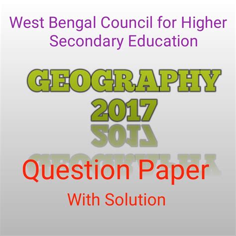 Wbchse English Question Paper 2018 Artofit