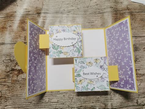 Floating Card Tutorial With Hand Penned Designer Series Paper
