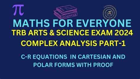 Trb Arts And Science Exam For Maths 2024descriptive Type Questions In Complex Analysiscr