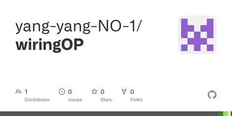 GitHub Yang Yang NO 1 WiringOP