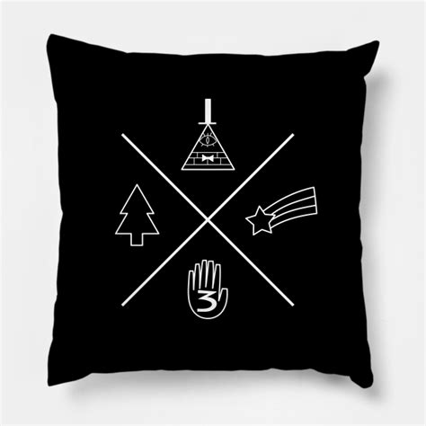 Gravity Falls Symbols Gravity Falls Pillow Teepublic