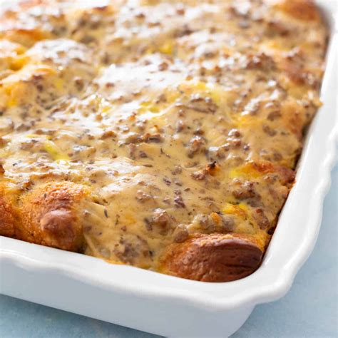Sausage Gravy Casserole Biscuit And Gravy Casserole