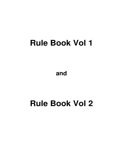 rulebook full pdf pdf computer program programming