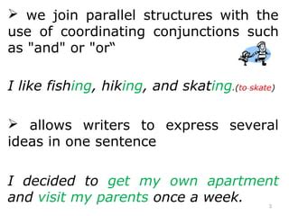 Parallel Structure PPT