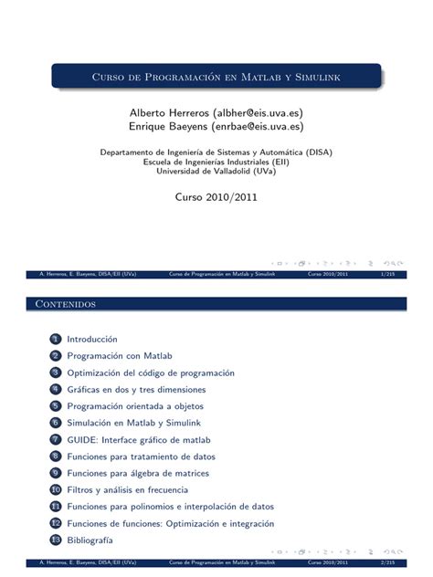 curso de programaci on en matlab y simul pdf matriz matemáticas