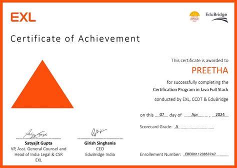 preetha selvan on linkedin javafullstack certificationachievement