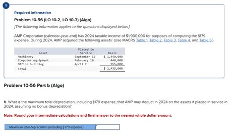 solved required informationproblem 10 56 lo 10 2 ﻿lo