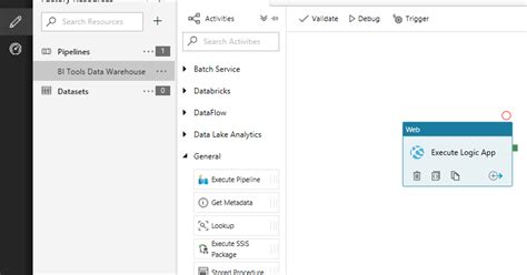 Microsoft Bi Tools Execute Logic Apps In Azure Data Factory V2