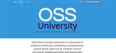 Login With Github Functionality Not Working On Website Issue Ossu Computer Science GitHub