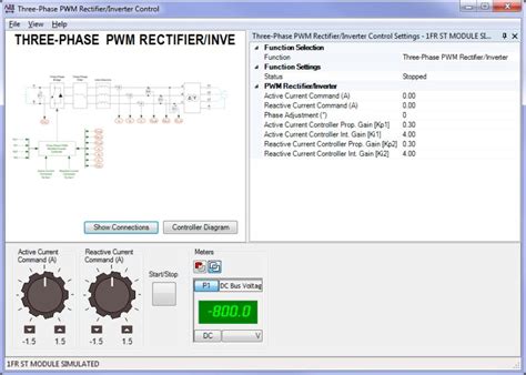 Labvolt Series By Festo Didactic Three Phase Pwm Rectifierinverter Control Function Set 9069 50