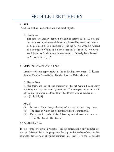Module 1 Notes Pdf