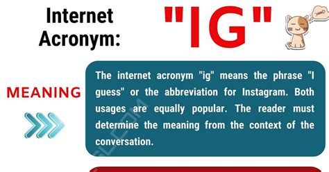 Ig Meaning What Does Ig Stand For • 7esl