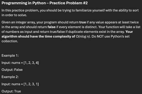 Solved Programming In Python ﻿practice Problem 2in This
