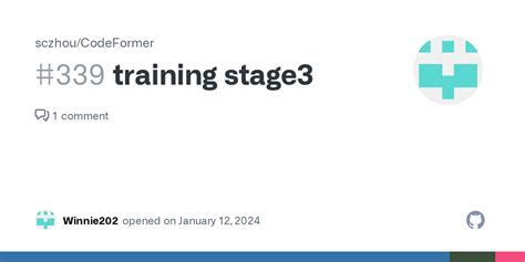 training stage3 · issue 339 · sczhou codeformer · github