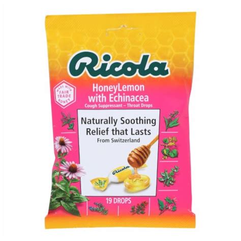 Ricola® Honey Lemon With Echinacea Cough Suppressant Throat Drops 152
