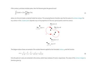 HOMOLOGY ARGUMENT PRINCIPLE RESIDUE THEOREM POISSON FORMULA PPTX Physics Science