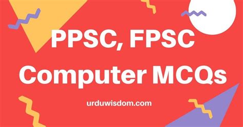 Most Repeated Computer Mcqs For Ppsc Fpsc Nts Urdu Wisdom