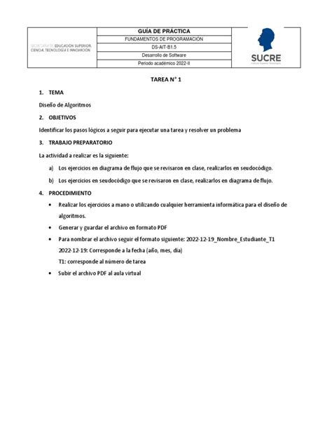 U1 Tarea 1 Algoritmos Pdf