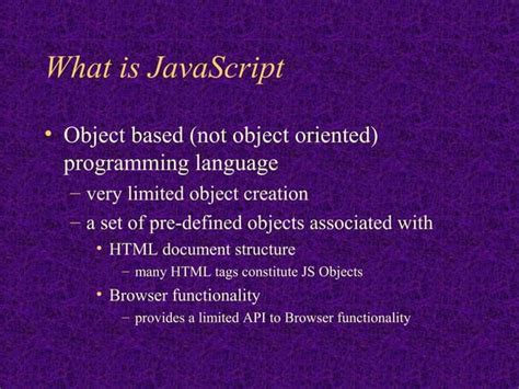 Easy Javascript Ppt