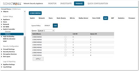 How To Configure Voice Vlan And Qos On Sonicwall Switch