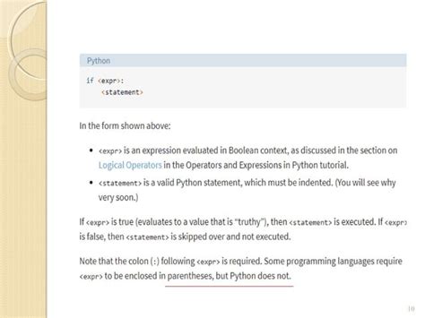 Python Control Structures Ppt Programming Languages Computing