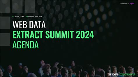 web data extraction summit 2024