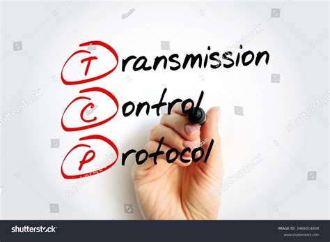 Tcp Transmission Control Protocol Standard That Stock Photo Shutterstock