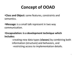 Introduction To OOAD PPTX Computing Technology Computing