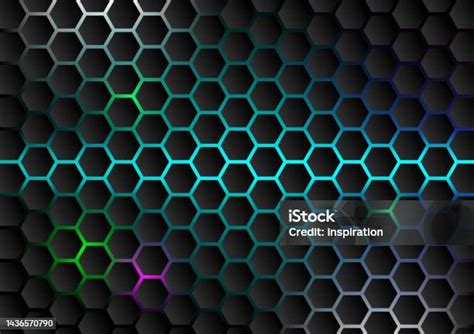 Vector Hexagon Visulization Stok Vektör Sanatı And Altıgen‘nin Daha Fazla Görseli Altıgen Arka