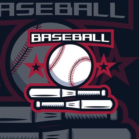 야구 E스포츠 로고 디자인 프리미엄 벡터 프리미엄 벡터