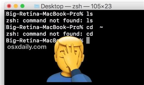how to fix “command not found” errors in mac command line