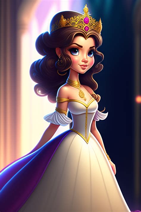 Lexica Princess Cartoon Drawing