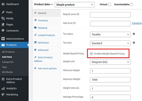 How To Add A Weight Unit In WooCommerce